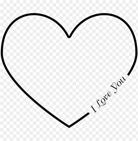 Free Large Images Black Love Heart Outline PNG Transparent With Clear