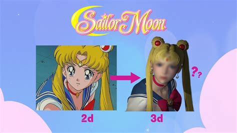 세일러문 챌린지 실사 버전 zbrush realistic character Sailor Moon 3d