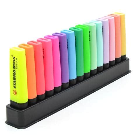 Marca Texto Stabilo Boss Pastel C Cores Mundo Do Estudante