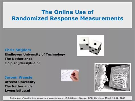 ppt the online use of randomized response measurements powerpoint presentation id 1768062