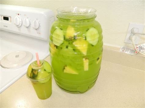 Agua Fresca De Pepino Y Pina Para Negocio Agua De Frutas Recetas