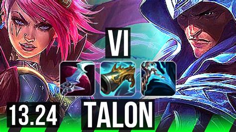 VI Vs TALON JNG Quadra 2 5M Mastery 19 4 13 Godlike 300 Games
