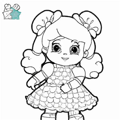 10 Adoráveis Desenhos de Bonecas para Imprimir e Colorir