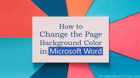 Details How To Change Background Color In Microsoft Word Abzlocal Mx