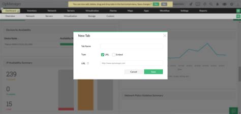 How To Customize Default Menu Layout In OpManager ManageEngine