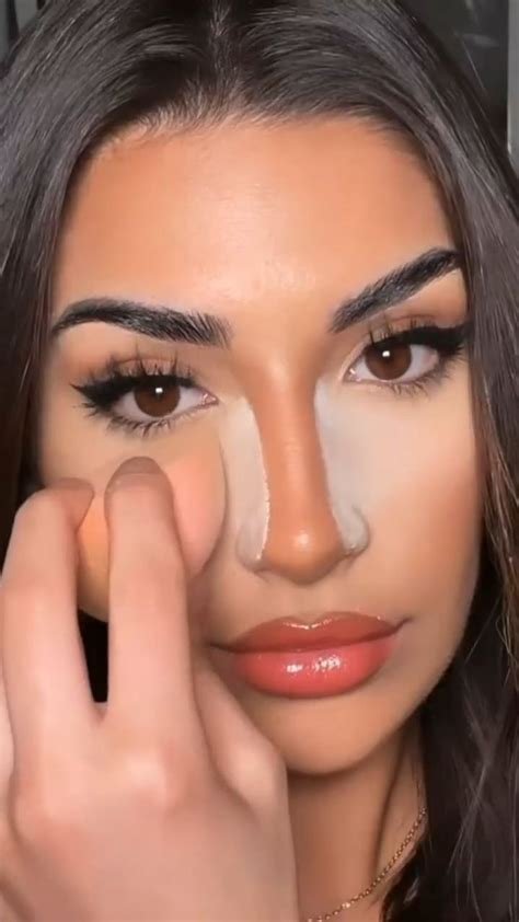 Make Contorno Nariz Video Nose Contouring Nose Makeup Face
