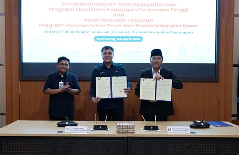 BNI Dan UNDIP Bersinergi Perkuat Ekosistem Keuangan Kampus