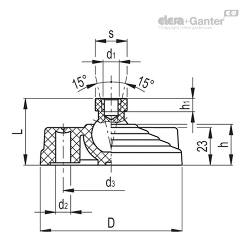 LV F 80 24 SJF M12 Kopen Bestel Bij Elesa Ganter B V