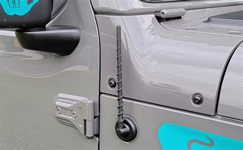 Short Antenna For Jeep Wrangler Gladiator Jk Jl Jt Jku Jlu