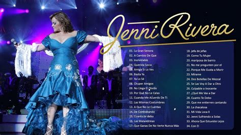JENNI RIVERA 34 GRANDES EXITOS INOLVIDABLES JENNI RIVERA ÉXITOS SUS