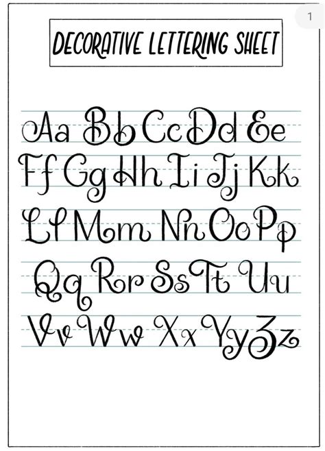 The Upper And Lowercase Letters Are Drawn In Cursive Handwriting