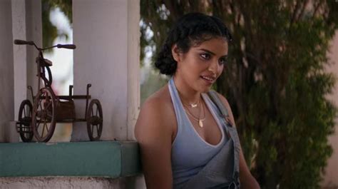 Light Blue Halter Top Worn By Ana Morales Karrie Martin In Gentefied