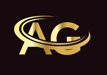 Creative Ag Letter With Luxury Concept Logo Vector Image