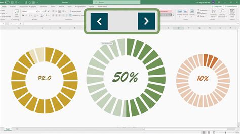 GRÁFICO DE ANILLO CON PORCENTAJE EN EXCEL PROGRESO CIRCULAR YouTube