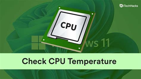How To Check Cpu Temperature In Windows Ways