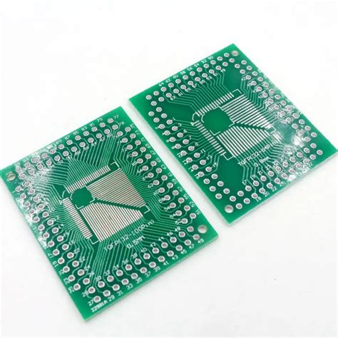 5 Pcs QFP TQFP LQFP FQFP 32 44 64 80 100 LQF SMD Turn To DIP Adapter