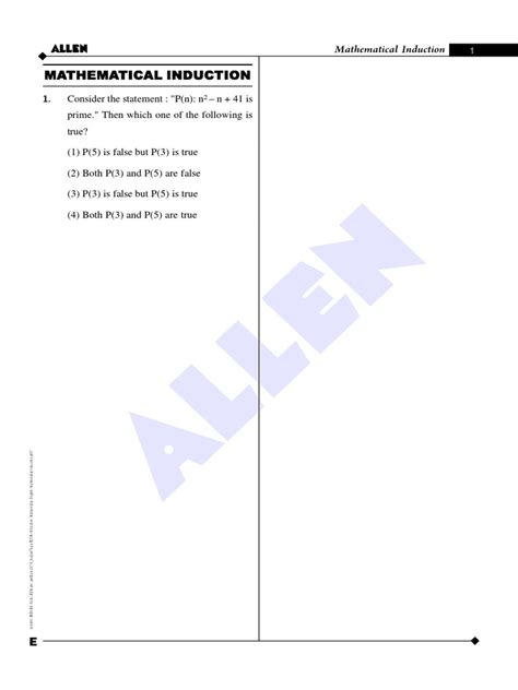 allen mathematical induction pdf logical expressions philosophical methodology