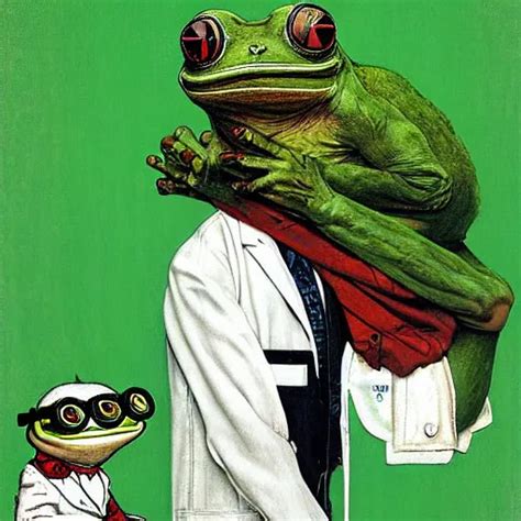 Doctor And Pepe The Frog By Norman Rockwell Stable Diffusion OpenArt