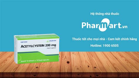 Thuốc Acetylcystein 200mg Imexpharm Pharmart vn