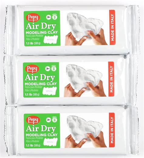 Amazon DAS Air Hardening Modeling Clay 2 2 Lb Block White