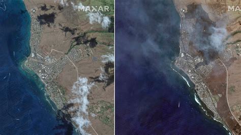 Wildfire Ravages Lahaina Maui Before And After Photos Show The