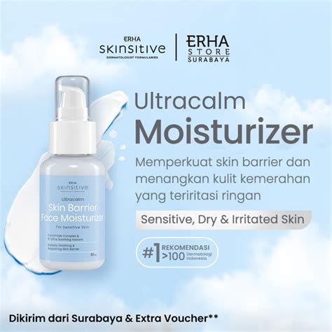 Jual Erha Skinsitive Ultracalm Skin Barrier Moisturizer Ml Pelembap