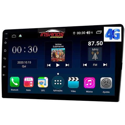 CENTRAL MULTIMIDIA AIKON ATOM PRÓTON 4G 6 128 ANDROID VW VIRTUS T