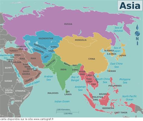 Carte Des Continents L Asie Page 4