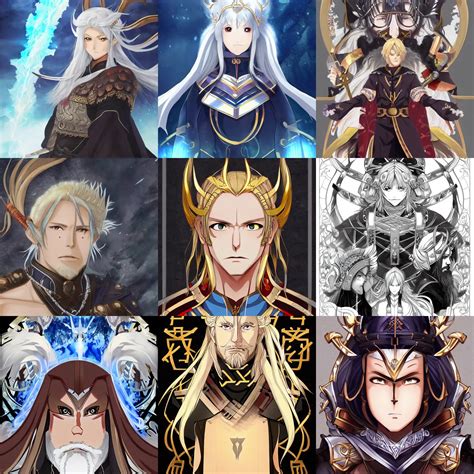 Portrait Of The Odin Allfather Anime Fantasy Stable Diffusion Openart