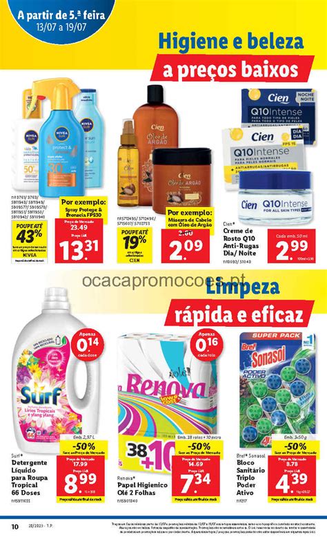Antevisão Folheto LIDL Beleza e Limpeza Promoções 13 julho a 19 julho
