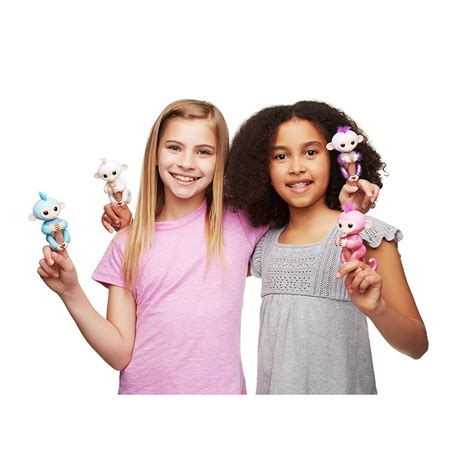 WowWee Fingerlings Glitter Monkey Sugar White 3763 3760A Toys Shop Gr