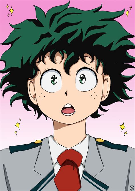 I Drew Some Deku Fanart For My Buddy Robby R BokuNoHeroAcademia