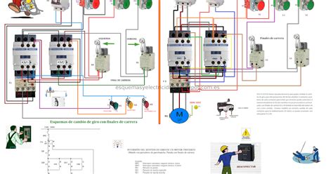 Esquemas El Ctricos Inversi N Del Sentido De Giro De Un Motor