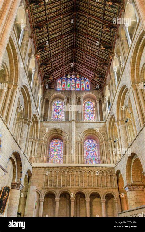 Stained Glass Windows In The South Transcept Of Ely Cathedral