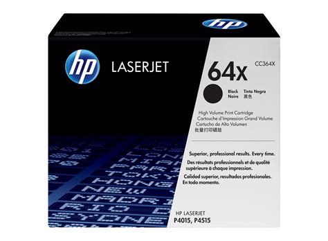 HP 64X High Yield Black Original LaserJet Toner Cartridge HP Store UK