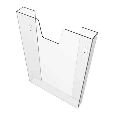 Display Porta Folder Acrílico Suporte De Papel A4 no Shoptime