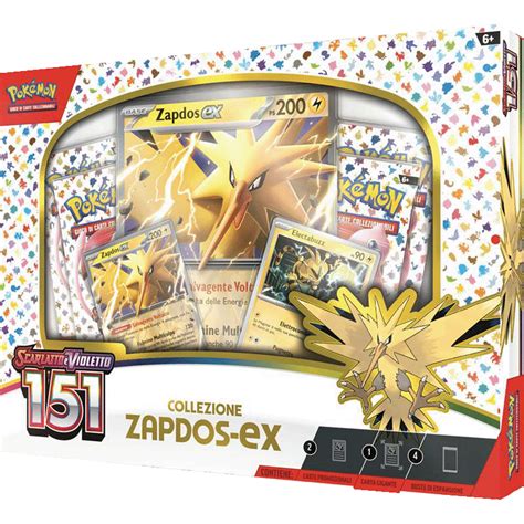 Pokemon Scarlatto E Violetto Collezione Speciale 151 Zapdos Ex