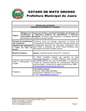 Preenchível Disponível Licitaes e Editais de Juara MT Fax Email