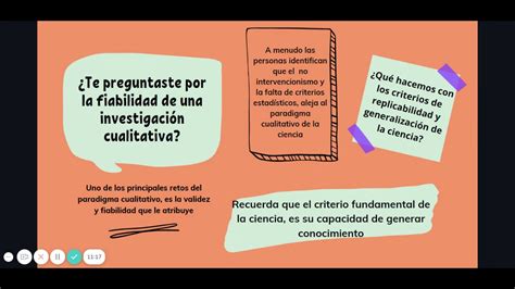 Fiabilidad Y Validez En L Paradigma Cualitativo YouTube