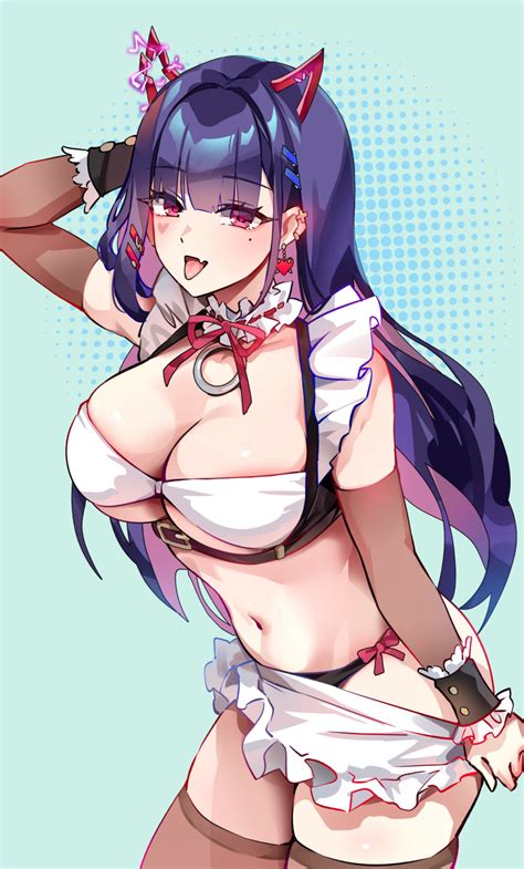 Rule 34 Akuma Nihmune Big Breasts Indie Virtual Youtuber Purple Hair Succubus Thick Thighs