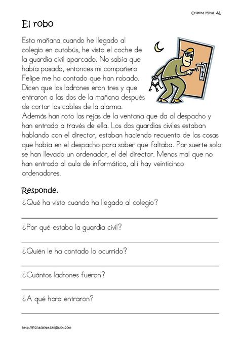 Recursos Infantiles Lectura Comprensiva Ff Lectura Comprensiva