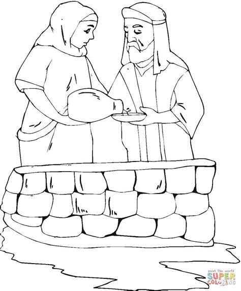 Abraham And Baby Isaac Coloring Pages