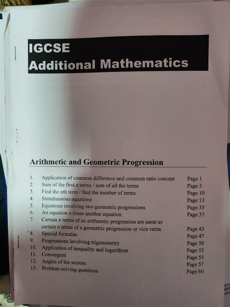 cambridge igcse additional mathematics past papers hobbies and toys books and magazines textbooks