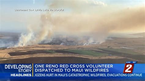Reno Red Cross Volunteer Dispatched To Maui Wildfires Youtube