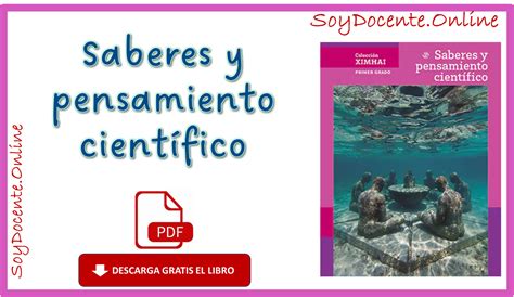 Libro de Saberes y pensamiento científico primer grado de Secundaria