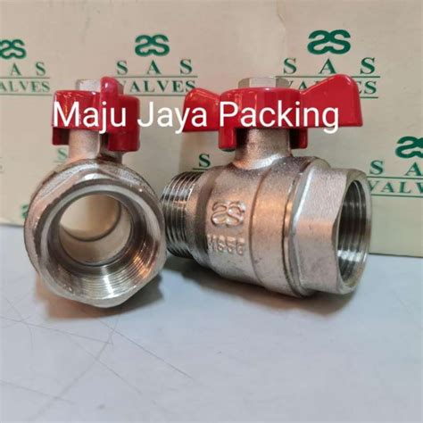 Jual Ball Valve Drat Luar Dalam Inch Stop Kran Male X Female Di