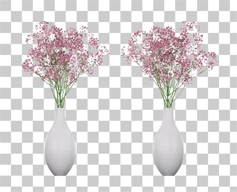 Conjunto de renderizado 3d en maceta de planta isométrica Archivo PSD