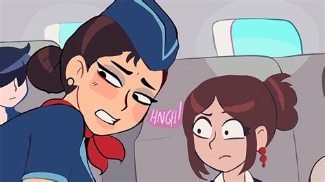 The Stewardess Forgot To Offer Snacks Shadbase Comic Dub YouTube