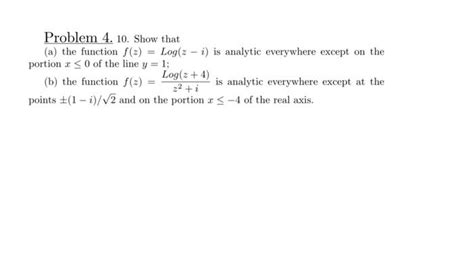 solved problem 4 10 show that a the function