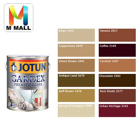 1020 3145 1L Jotun Paint Gardex Premium Gloss Wood Metal Part II